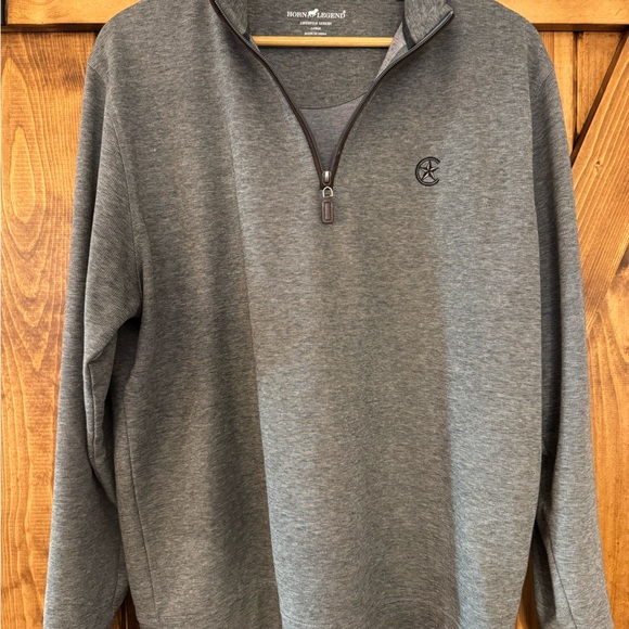 Horn Legend | Sweaters | Horn Legend Mens Gray Zipup Sweater | Poshmark